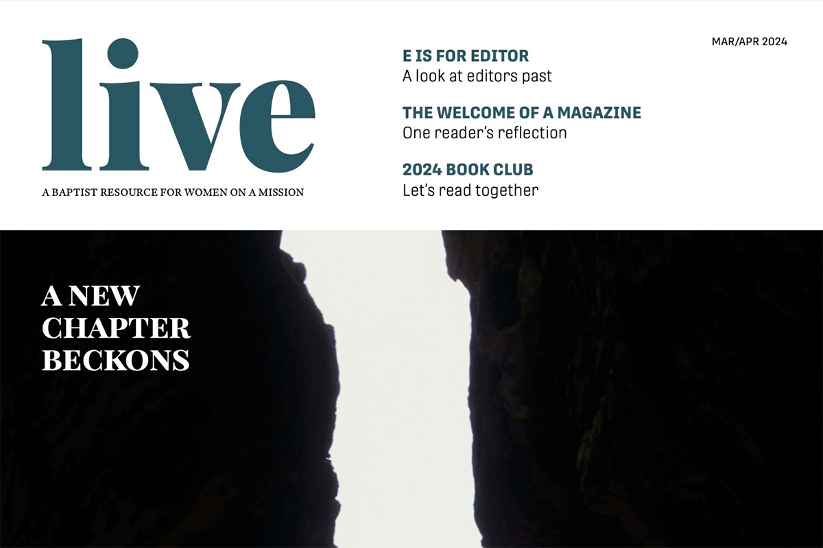Live Magazine - March 2024 - Canadian Baptist Women of Ontario & Quebec
